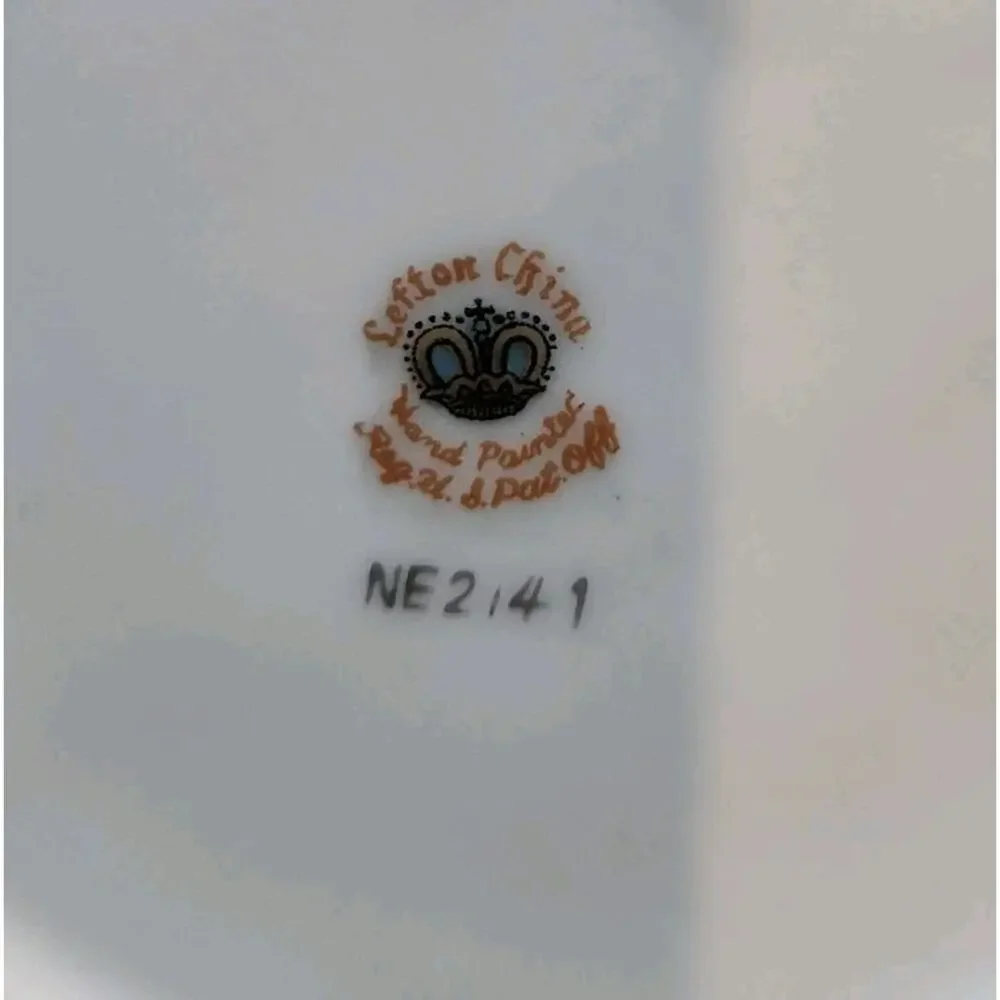 Lefton | Dining | Lefton Handpainted China Lemon Wedge Dish Blue ...